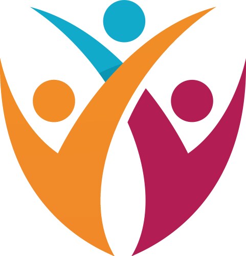 Community logo Royalty Free Vector Image - VectorStock