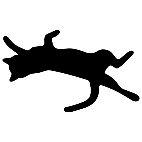 Cat shadow 11 Royalty Free Vector Image - VectorStock