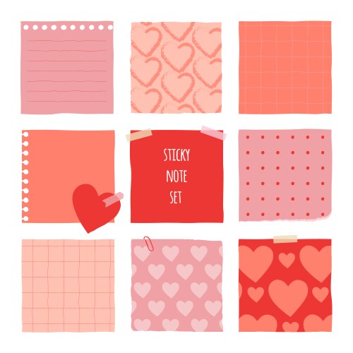 Red Sticky Notes Vector Images (over 2,300)