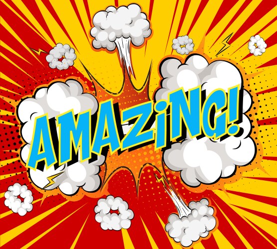 Comic book words Royalty Free Vector Image - VectorStock