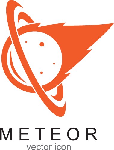 Meteor logo Royalty Free Vector Image - VectorStock