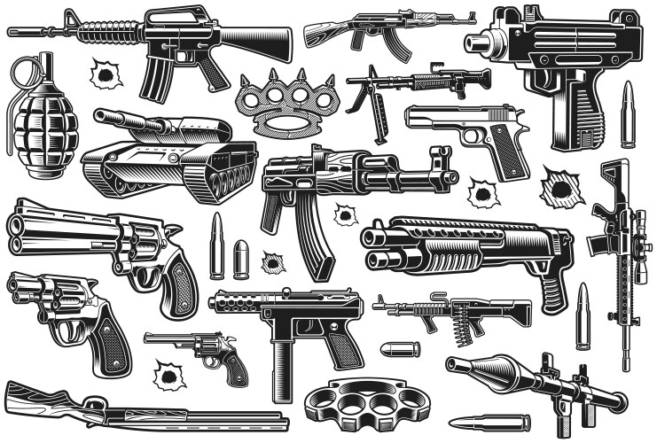 Firearm Logos Vector Images (over 5,500)