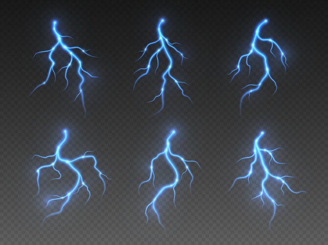 Lightning stock Royalty Free Vector Image - VectorStock