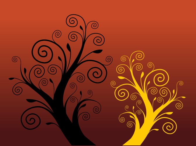 Simple tree Royalty Free Vector Image - VectorStock