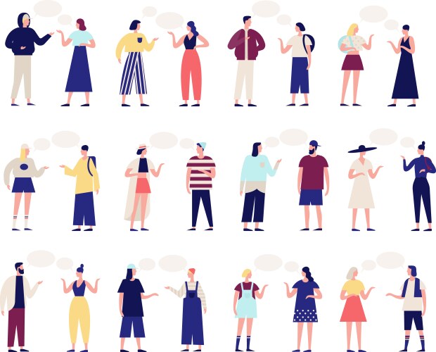 Cartoon Talking to Each Other Vector Images (over 410)