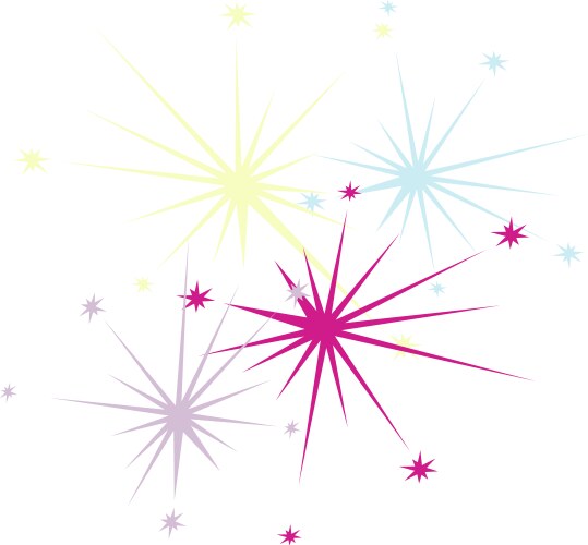 A magic sparkle Royalty Free Vector Image - VectorStock