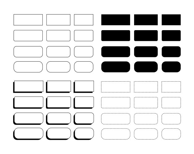 Curved Rectangle Vector Images (over 19,000)