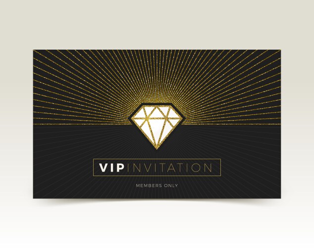 Vip membership card certificate template Vector Image