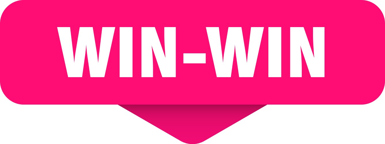 Winner sticker sign on transparent Royalty Free Vector Image