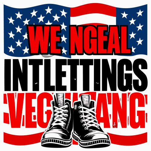 American veteran us maps boots and weapon Vector Image