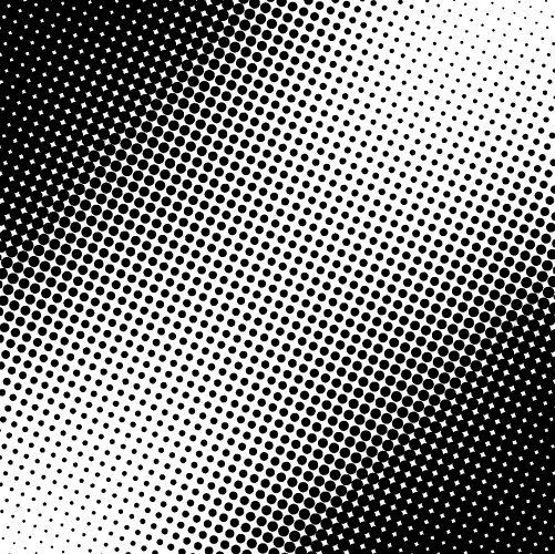 Halftone fade gradient vertical dot pattern Vector Image