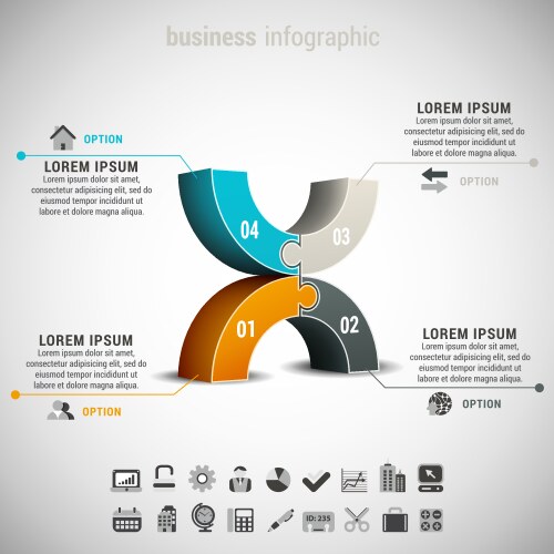 Infographic Royalty Free Vector Image - VectorStock