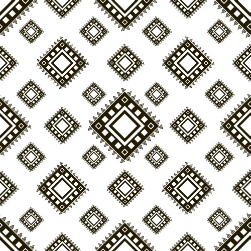 Tribal aztec seamless pattern Royalty Free Vector Image