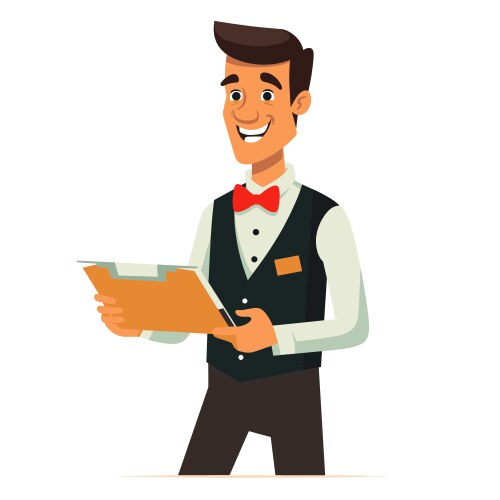 Waiter Take Order Vector Images (over 200)