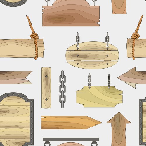 Wood sign Royalty Free Vector Image - VectorStock