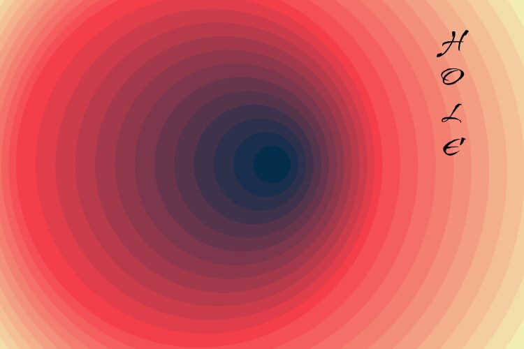 Abstract hole background Royalty Free Vector Image