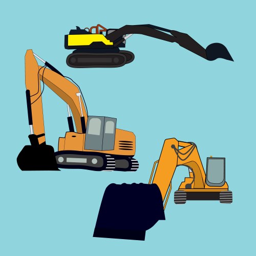 Building work construction machinery equipment Vector Image