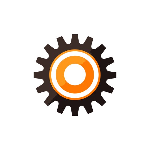 Collaborative Software Filled Gradient Logo Vector Image
