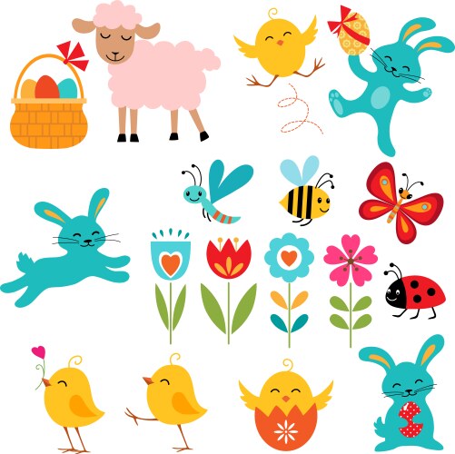 Easter Bunny Vector Images (over 92,000)