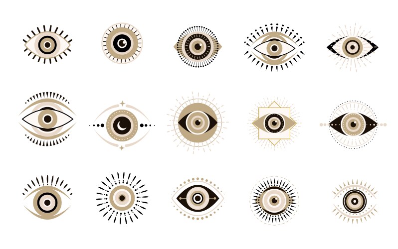 Collection of snowflakes stars christmas Vector Image