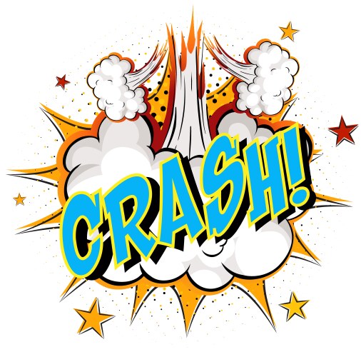 Comic explosion cloud Royalty Free Vector Image