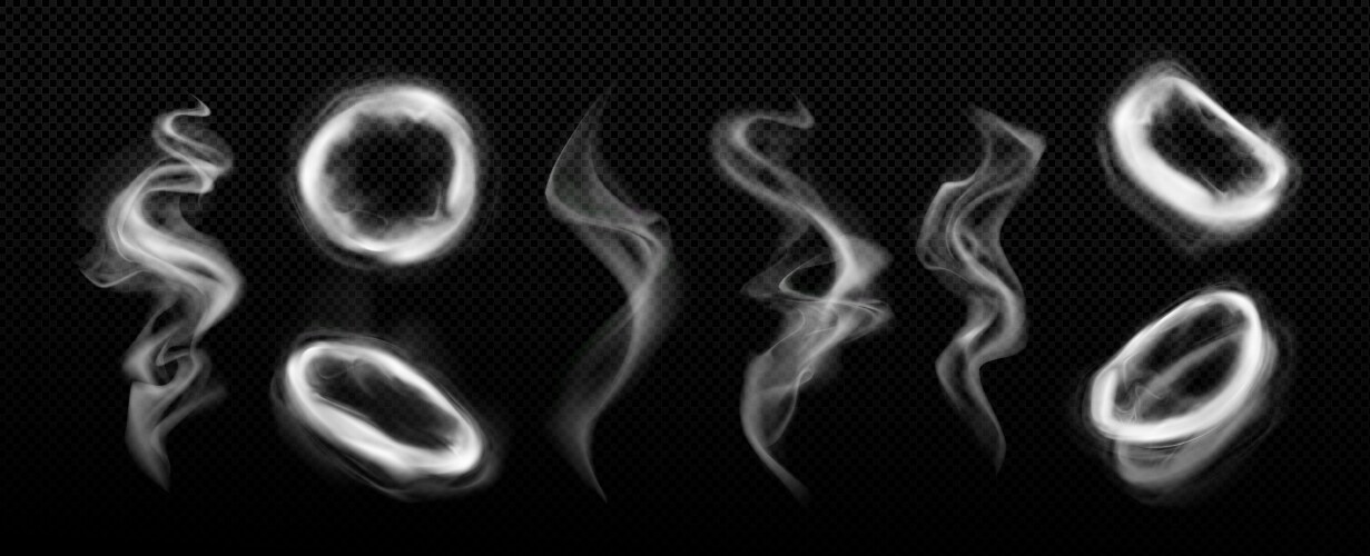 White smoke cloud with overlay effect Royalty Free Vector