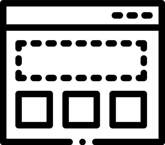 Birch icon thin linear style design isolated Vector Image