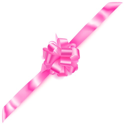 Red bow Royalty Free Vector Image - VectorStock