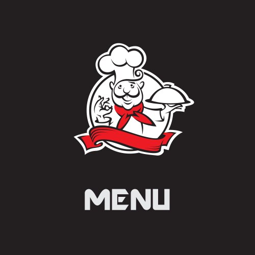 Baker chef logo Royalty Free Vector Image - VectorStock