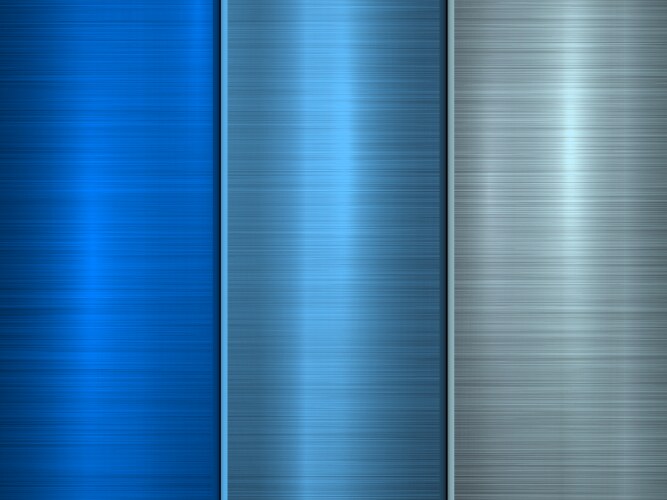Blue metallic metal texture background Royalty Free Vector