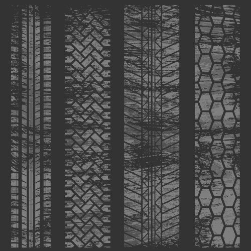 Seamless tire pattern Royalty Free Vector Image