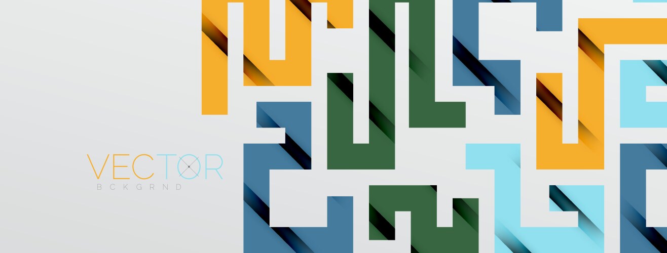 Color bend lines with shadow texture effect Vector Image