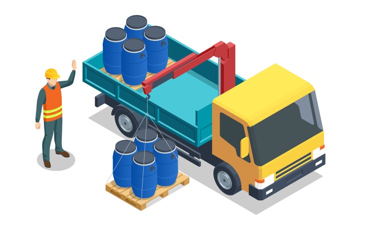 Truck Unloading Vector Images (over 2,300)