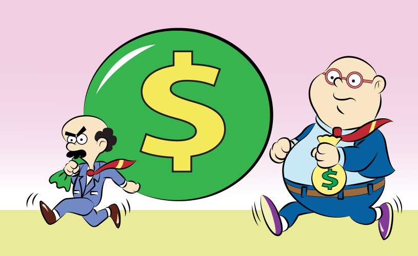 Corruption cartoon Vector Images & Graphics for Commercial Use ...