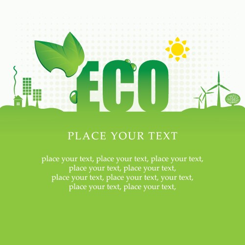 Eco labels Royalty Free Vector Image - VectorStock