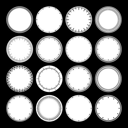 Blank Watch Face Vector Images (over 540)