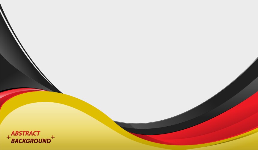 Germany plane Royalty Free Vector Image - VectorStock
