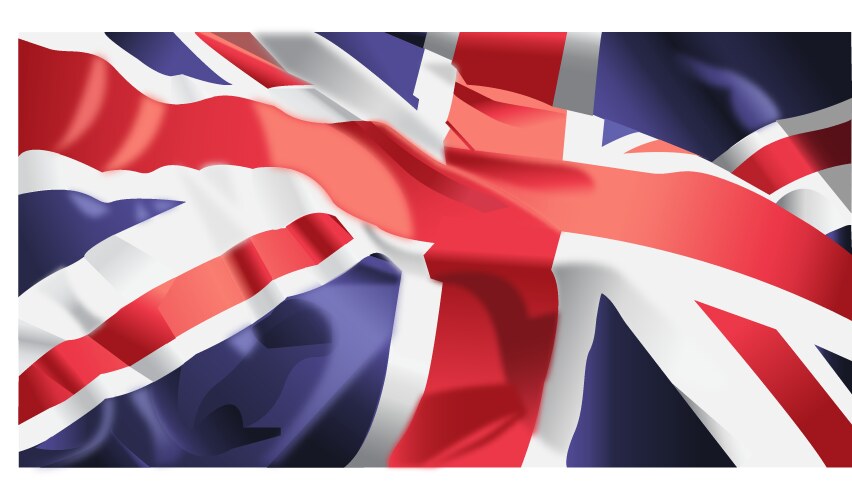 Vintage british flag Royalty Free Vector Image