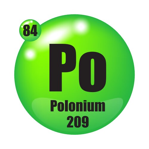 Thorium icon th chemical element atomic number 90 Vector Image