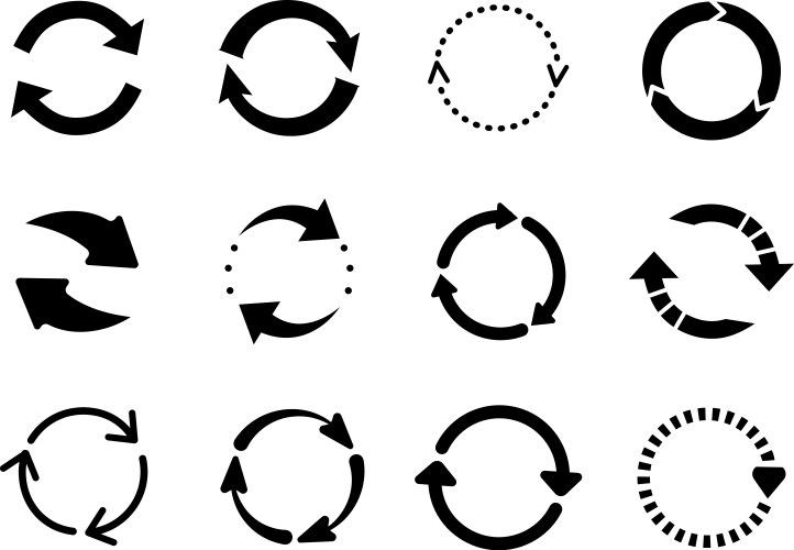 Circular Arrow Vector Images (over 40,000)