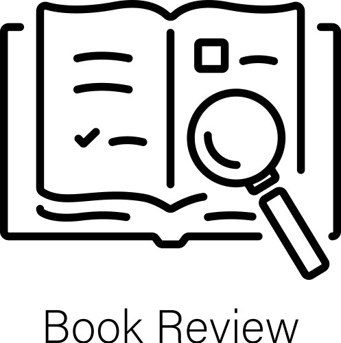 Book review Royalty Free Vector Image - VectorStock