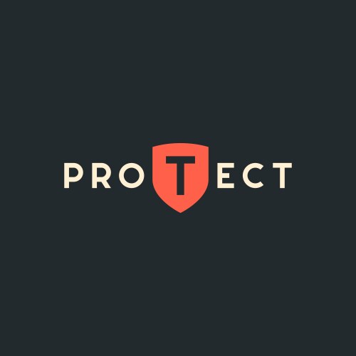 Protection shield icon Royalty Free Vector Image