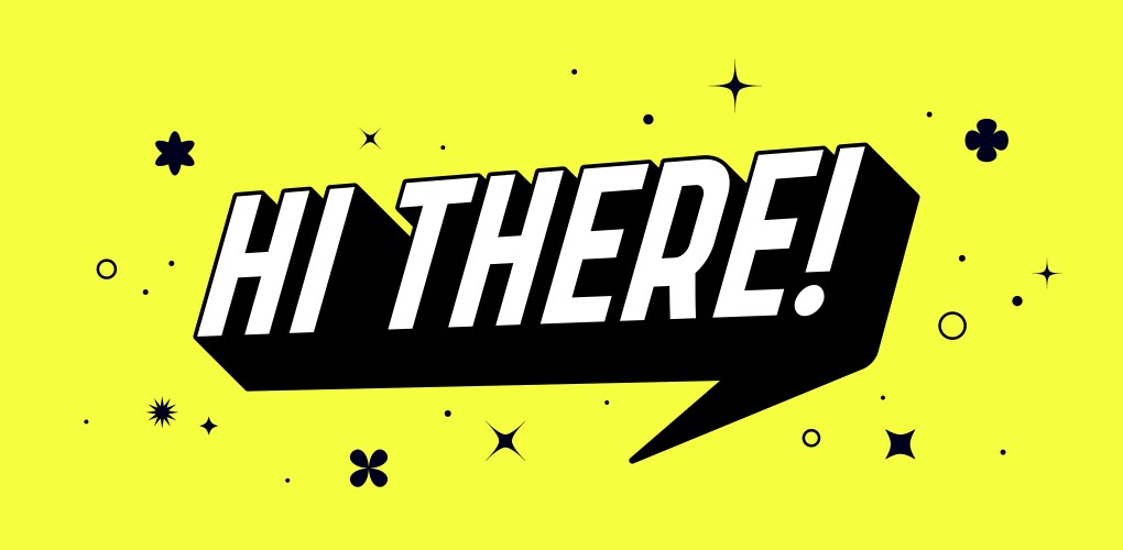 Greeting Hi Vector Images (over 7,000)