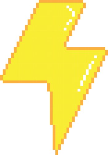 Pixel Lightning Vector Images (over 760)
