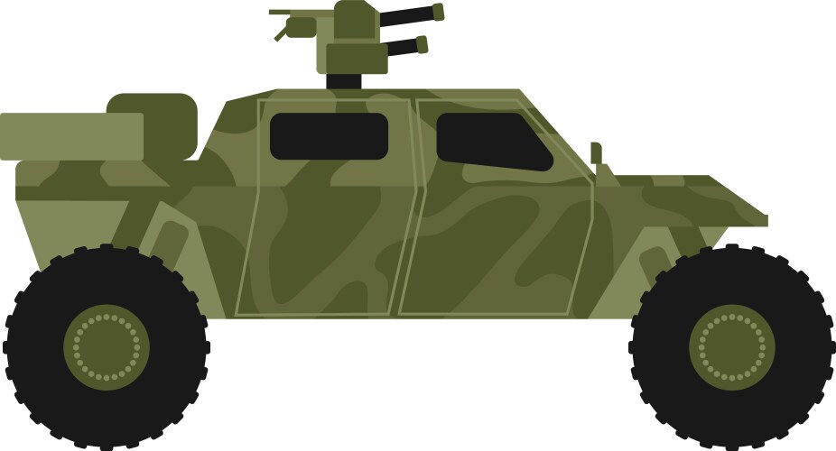 World war two army jeep Royalty Free Vector Image