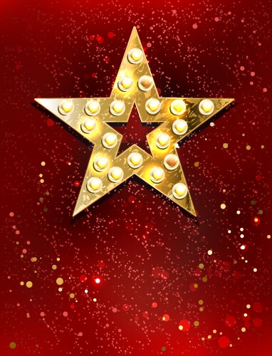 Banners with bright stars Royalty Free Vector Image