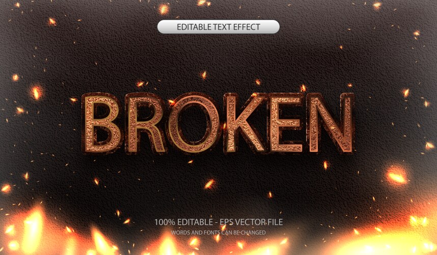 Broken Alphabet Font Vector Images (over 2,600)