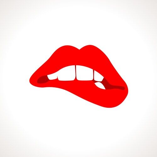 Pop Art Girl Biting Lip Vector Images (over 270)