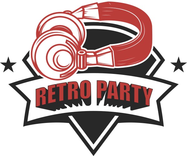 Rock music retro poster design Royalty Free Vector Image