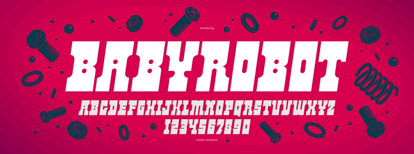 Robot Font Vector Images (over 3,500)